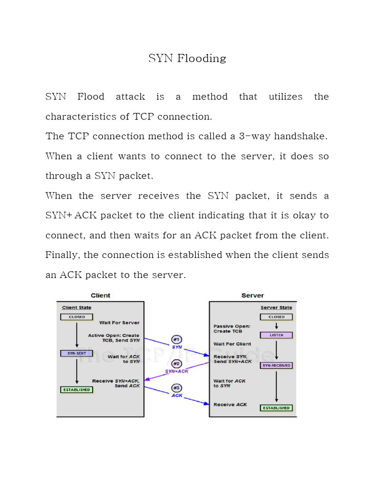 2310-01-SYN Flooding | PDF | Transmission Control Protocol | Denial Of ...