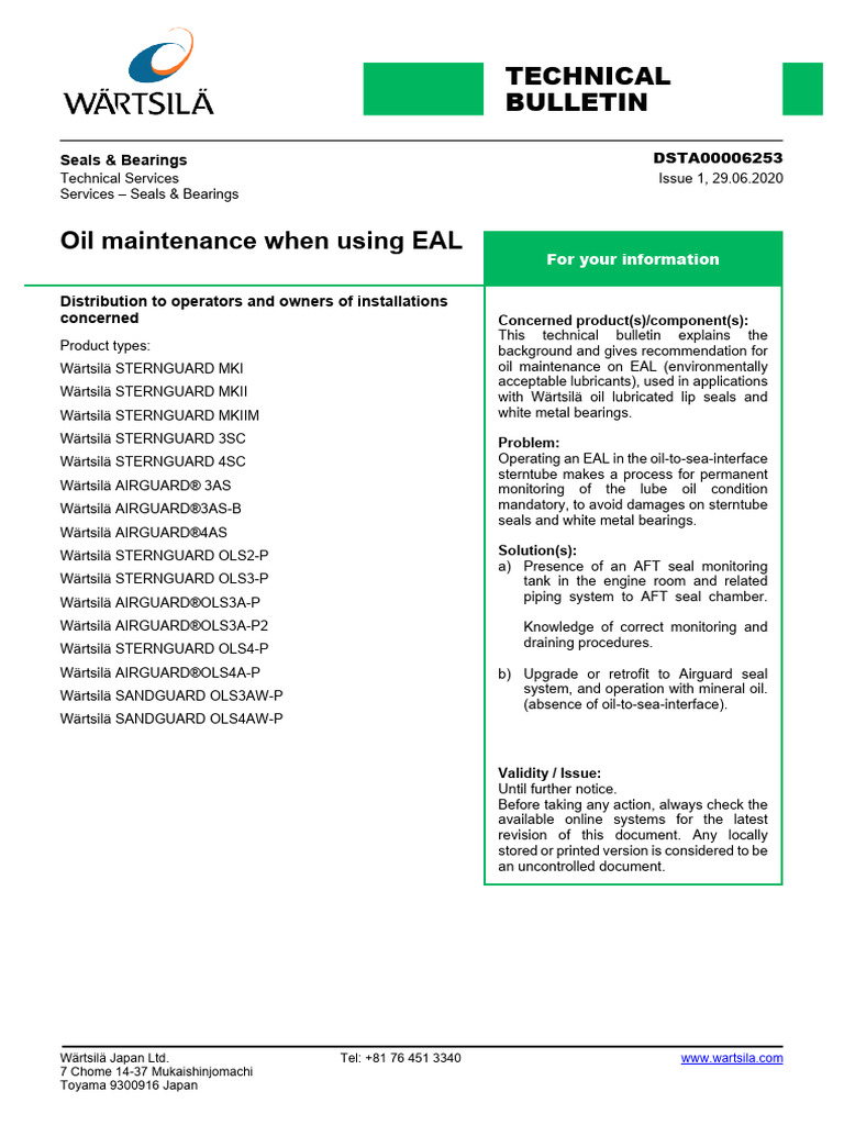 Oil Maintenance EAL 29-06-2020 | PDF | Wear | Lubricant