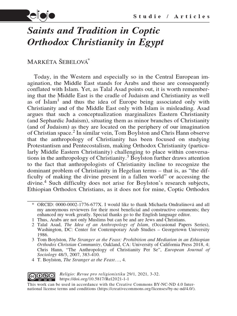 Coptic Saints and Tradiotions | PDF | Saint | Martyr