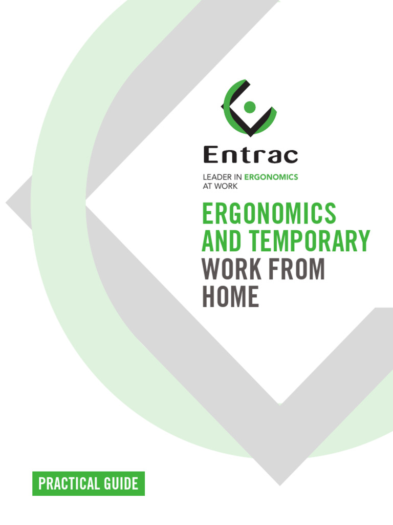 01 Practical Guide Ergonomics and Temporary Work From Home EN | PDF ...