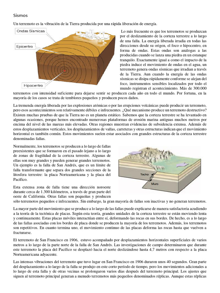 03 Sismos | PDF | Tsunami | Temblores