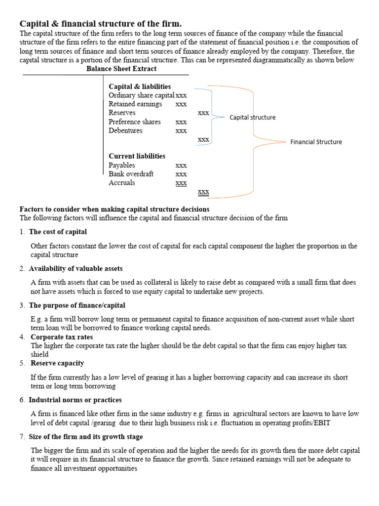 Capital Structure Last Part | PDF | Capital Structure | Cost Of Capital