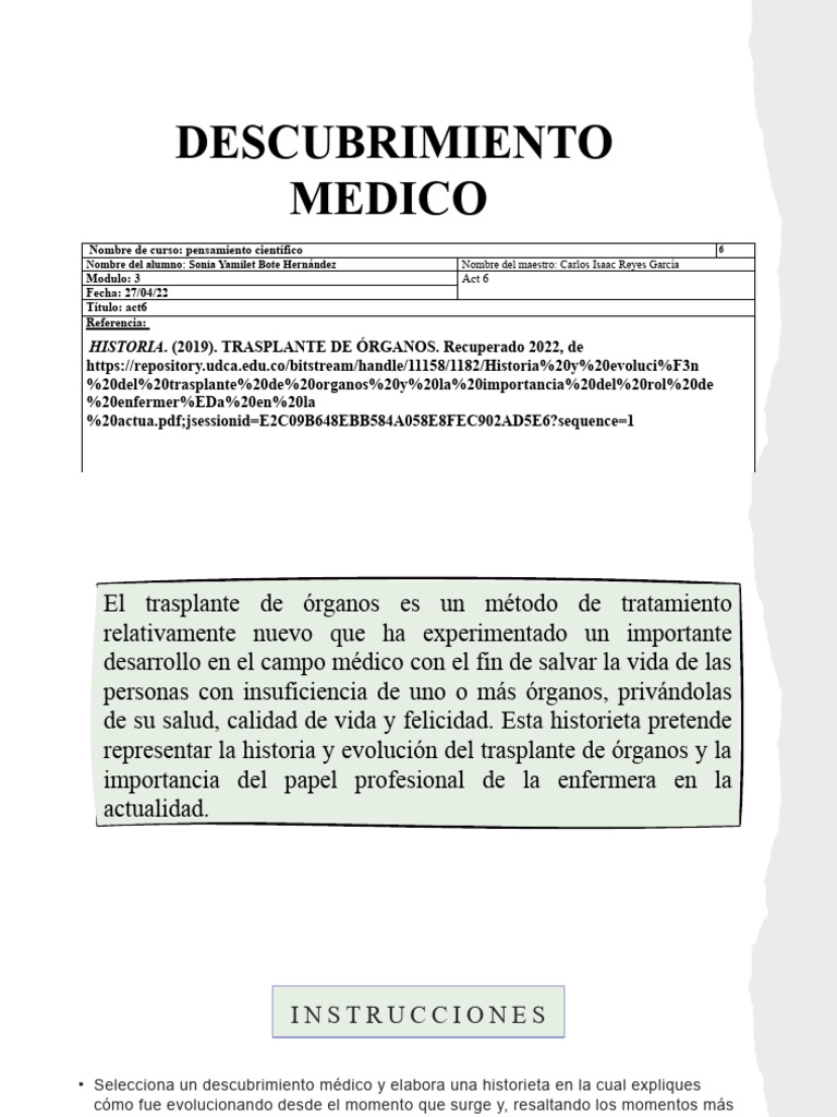 Act 6 Cientifico Terminada | PDF | Salud y bienestar