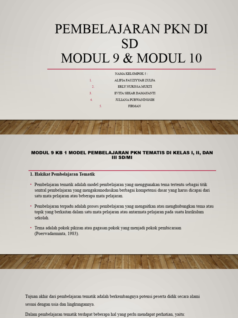 Presentasi Pembelajaran PKN | PDF
