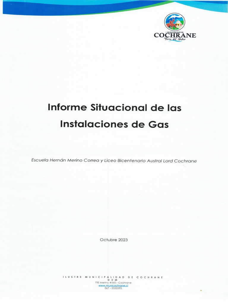 Informe Instalaciones de Gas 1 | PDF