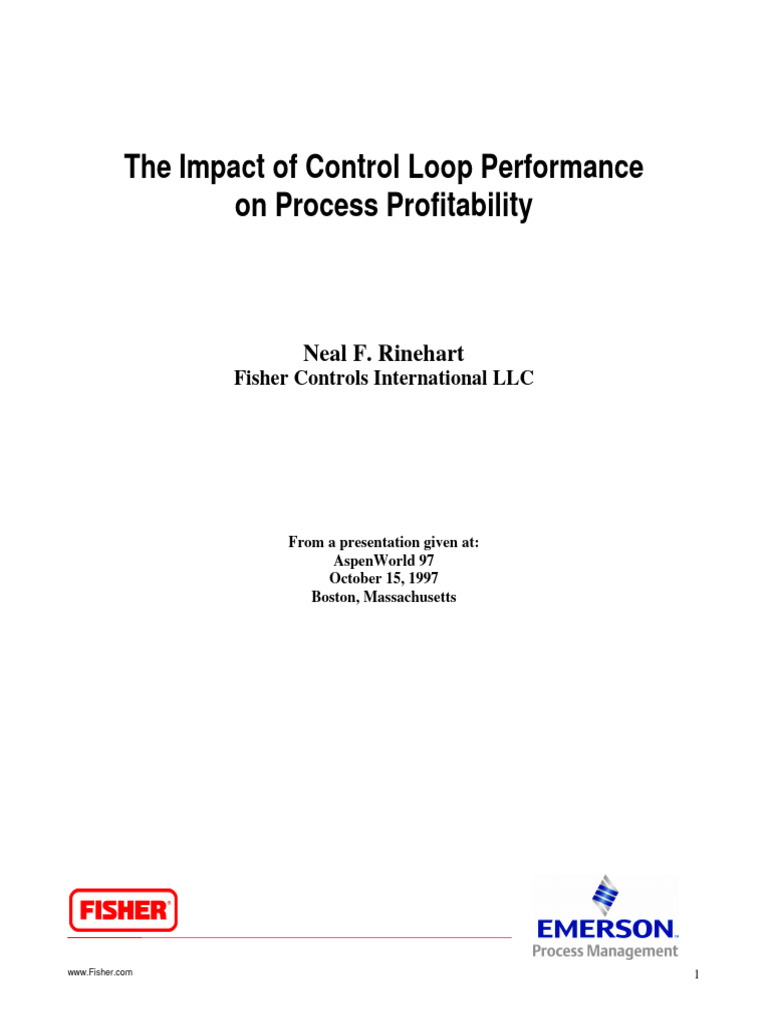 The Impact of Control Loop Performance On Process Profitability | PDF ...