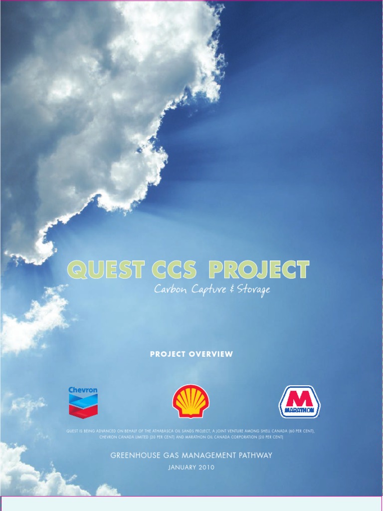 Quest CCS Project | PDF | Carbon Capture And Storage | Pipeline Transport