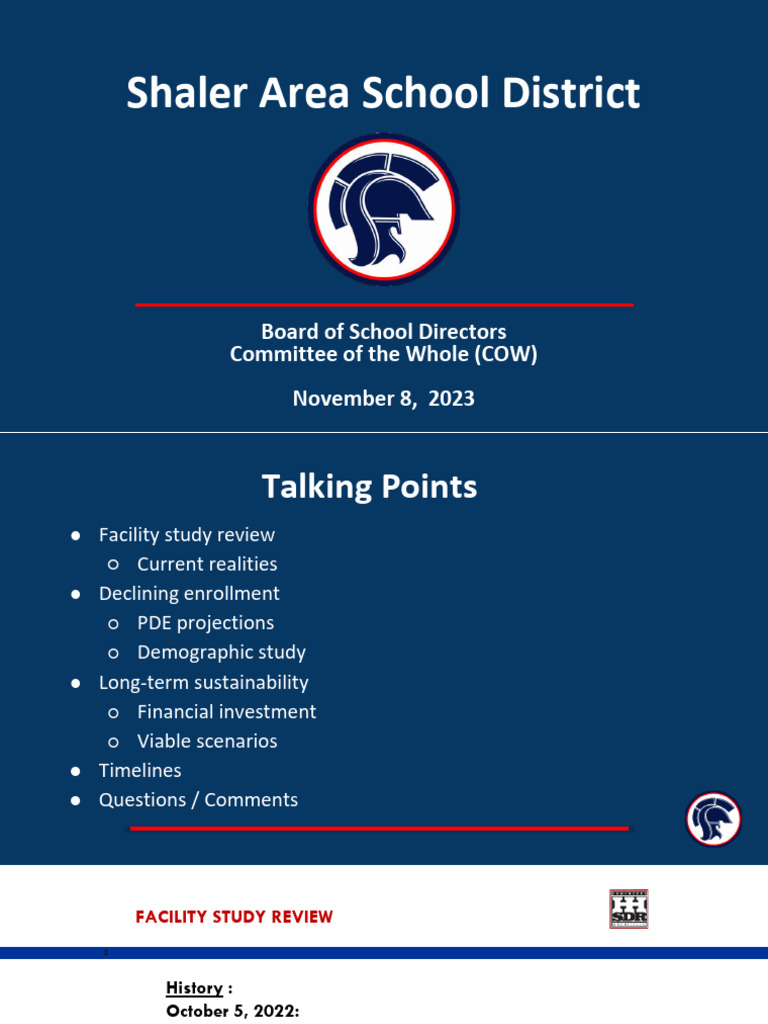 Shaler Area School District Feasibility Study Presentation | PDF