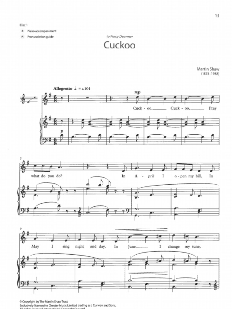 Abrsm1 3.cuckoo | PDF