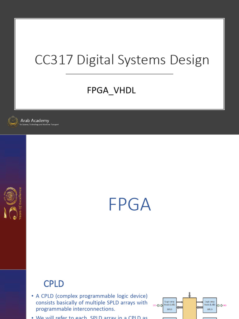 Fpga Vhdl Pdf Field Programmable Gate Array Vhdl