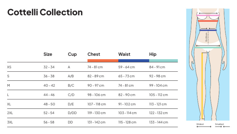 Cottelli Collection Size Guide | PDF