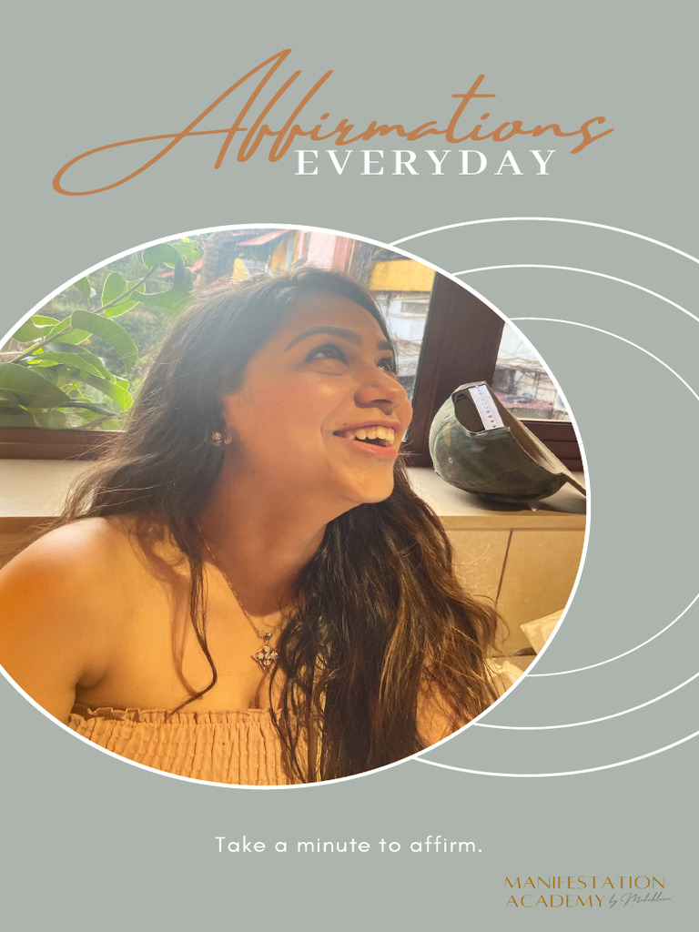 Mehakleen Affirmation Guide | PDF | Law Of Attraction (New Thought) | Mind