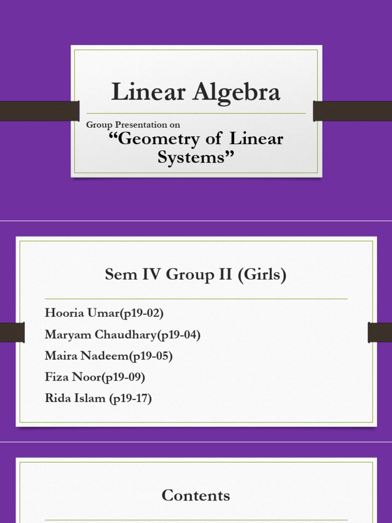 Linear Algebra | Download Free PDF | System Of Linear Equations | Vector Space