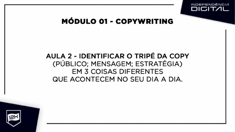 Aula 2 - O Tripé Do | PDF