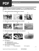Super Powers 7 Unit 3 Test Spe | PDF