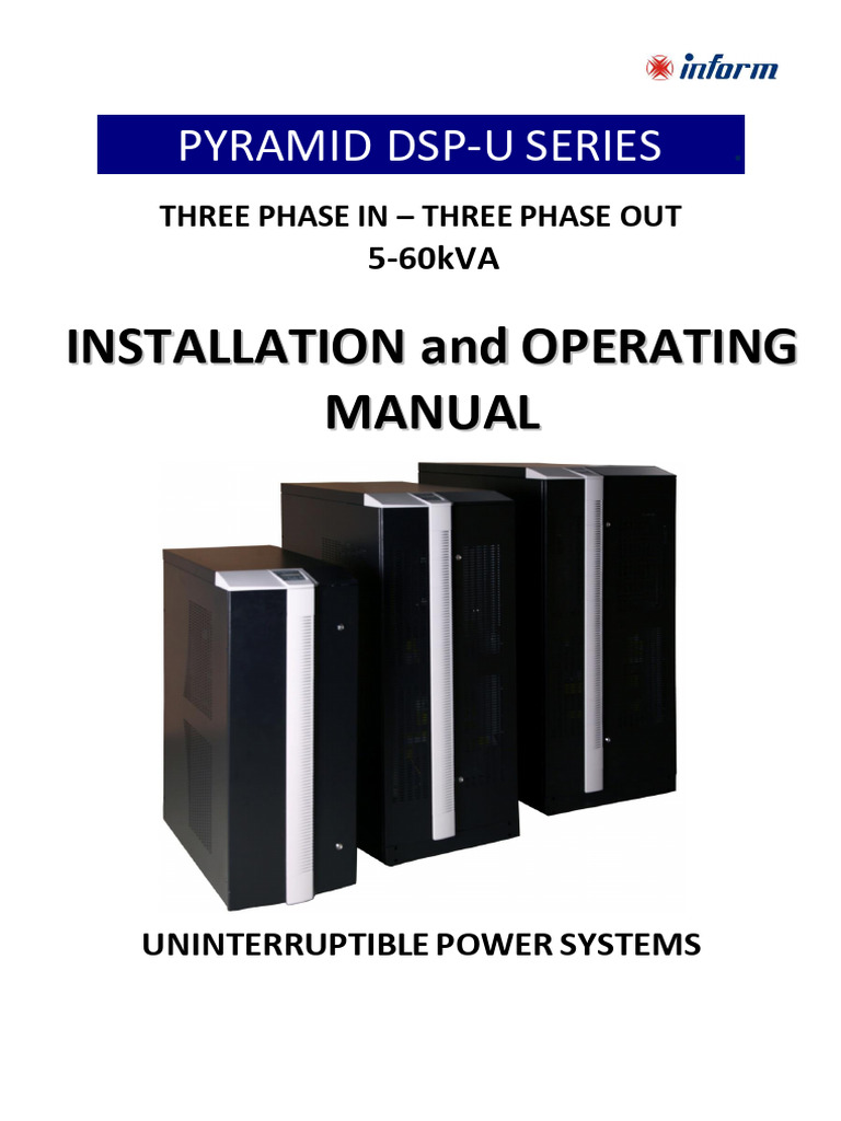 PDSP-5-60kVA 22 33 44 | PDF | Power Inverter | Power Supply