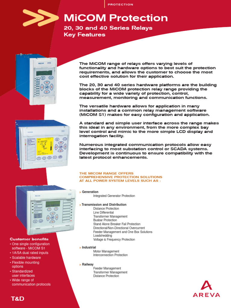 MICOM | PDF | Relay | Logic Gate
