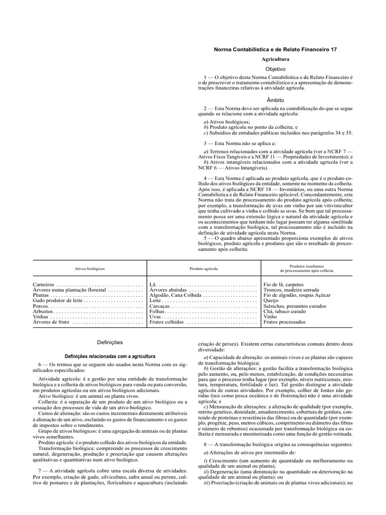 NCRF 17 | PDF | Agricultura | Mercado (economia)