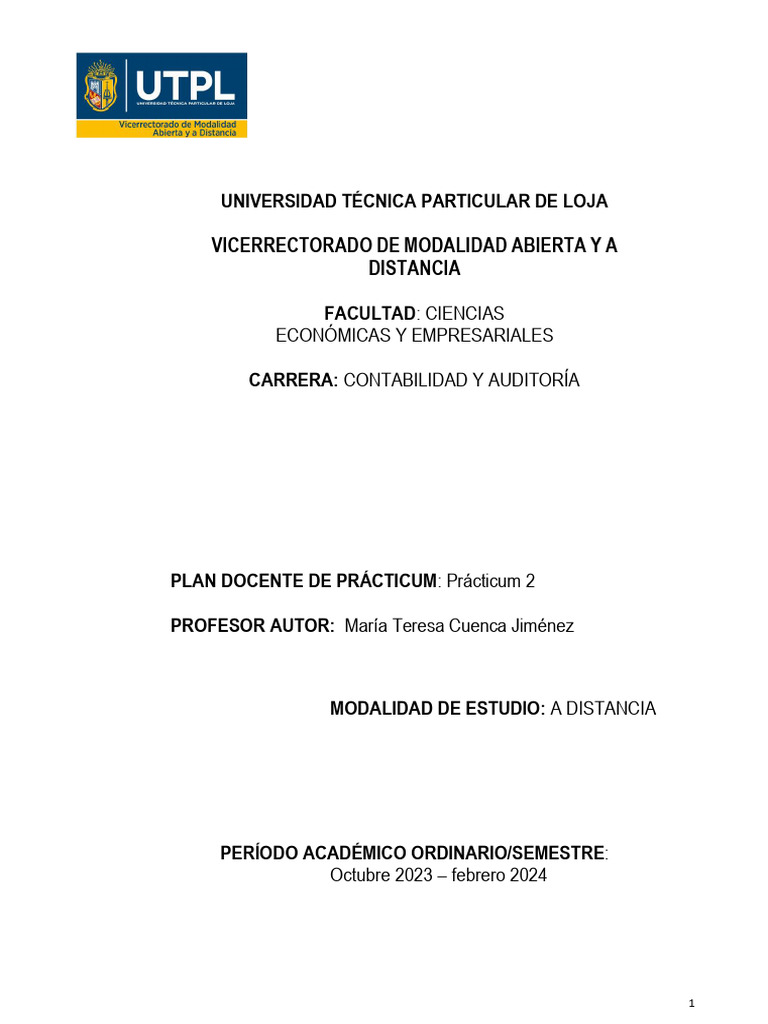 Practicum 2 | PDF | Evaluación | Plan de estudios