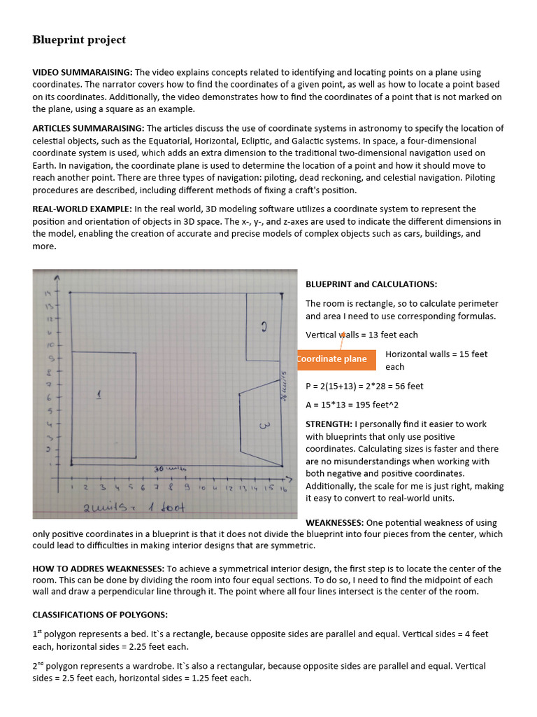 Blueprint Project | PDF | Geometry | Euclidean Geometry