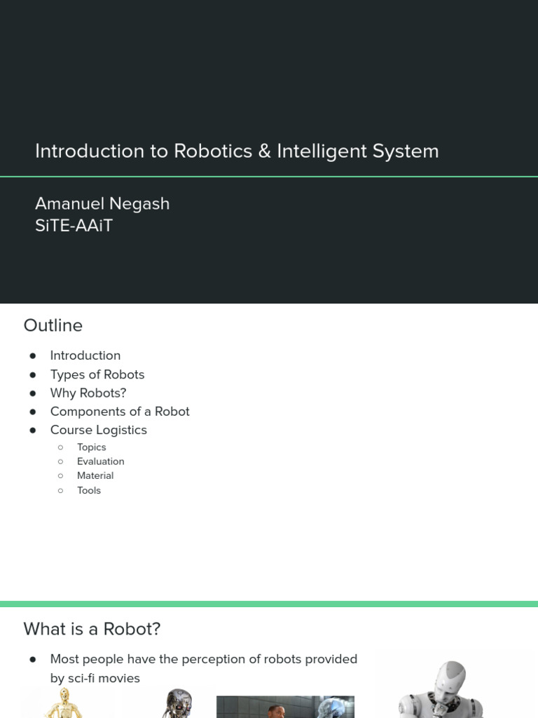 Introduction To Robotics | PDF | Robotics | Robot Introduction To Robotics | PDF | Robotics | Robot