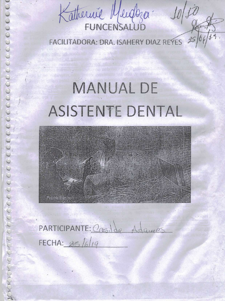 Manual Asistente Dental | PDF