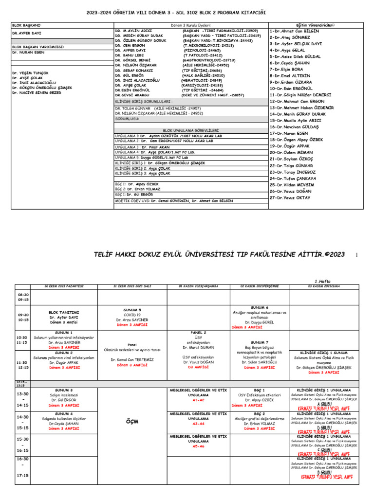 2023-2024 SD Programi Öğrenci | PDF