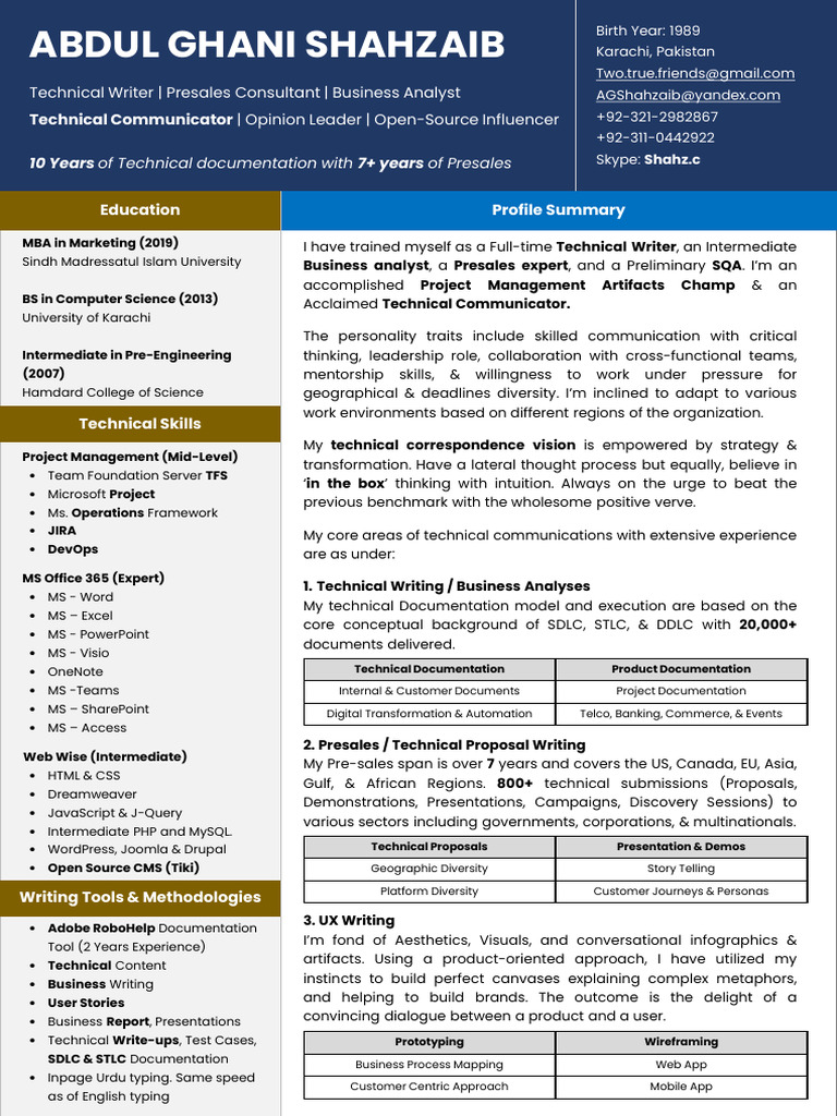 Abdul Ghani Shahzaib CV 2023 v1.1 | PDF | Software Engineering | Information Technology
