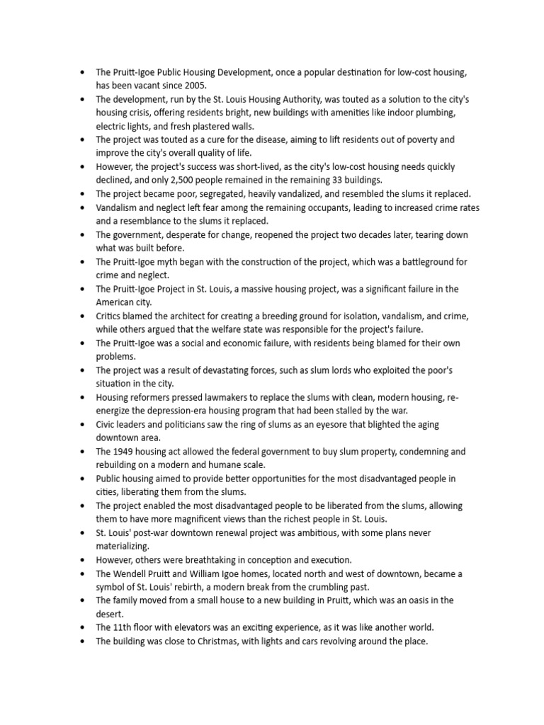 Urban Housing Challenges in St. Louis | PDF | Politics | Social Science