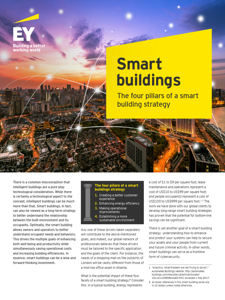 Ey Smart Buildings The Four Pillars of A Smart Building Strategy ...