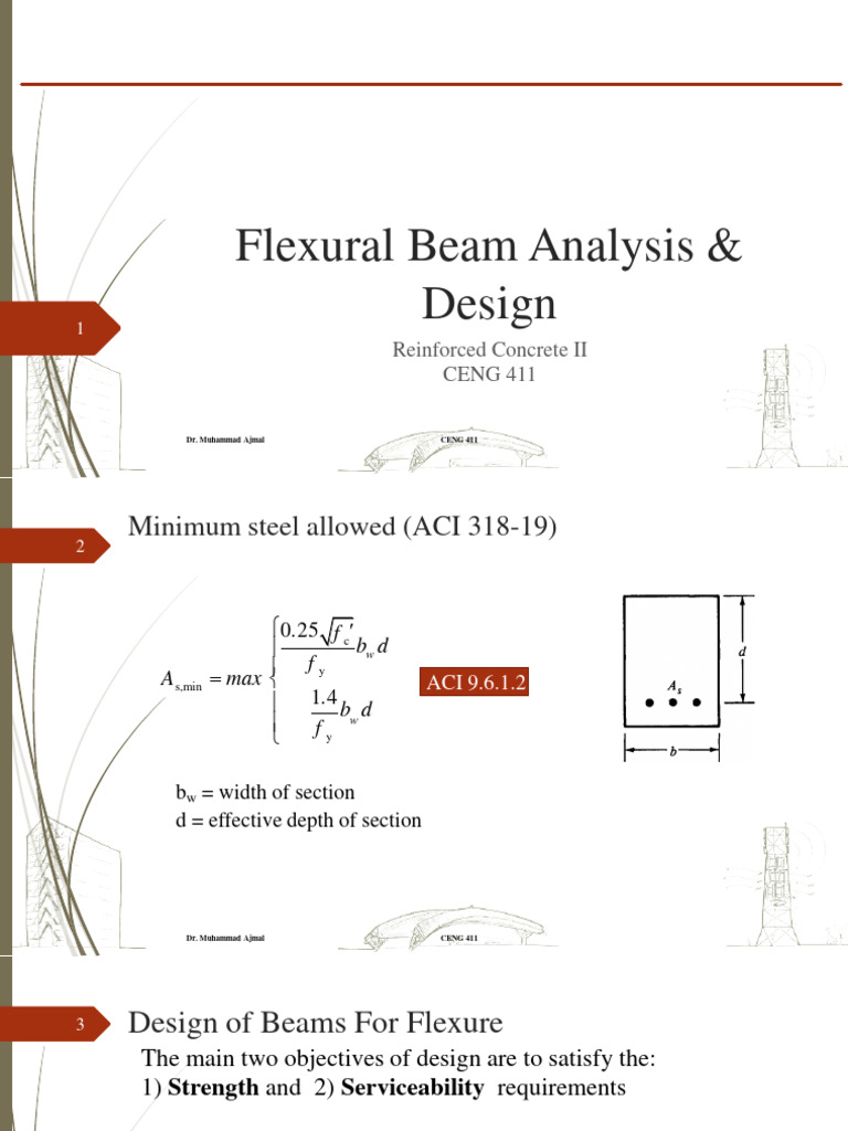 Flexure Beam Analysis and Design - (Printed) | PDF | Beam (Structure) | Bending