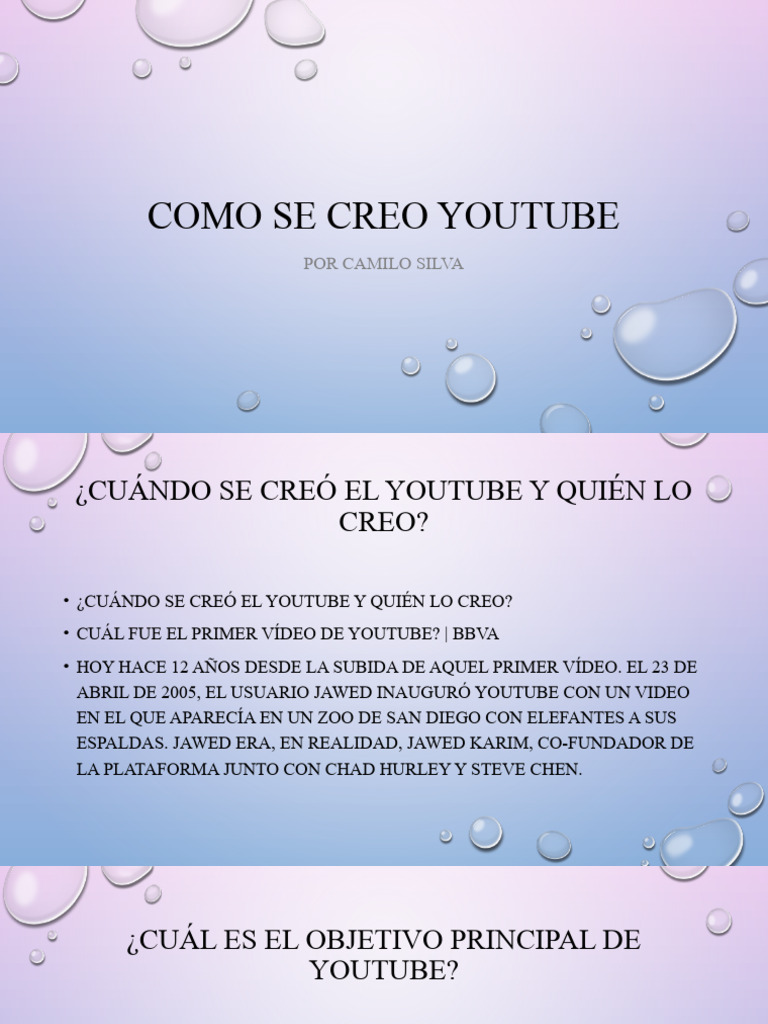 Como Se Creo YouTube | PDF
