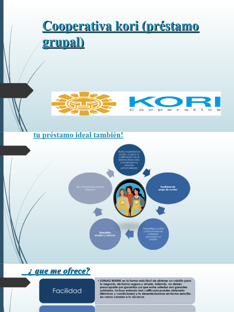 Cooperativa Kori (Préstamo Grupal) | PDF