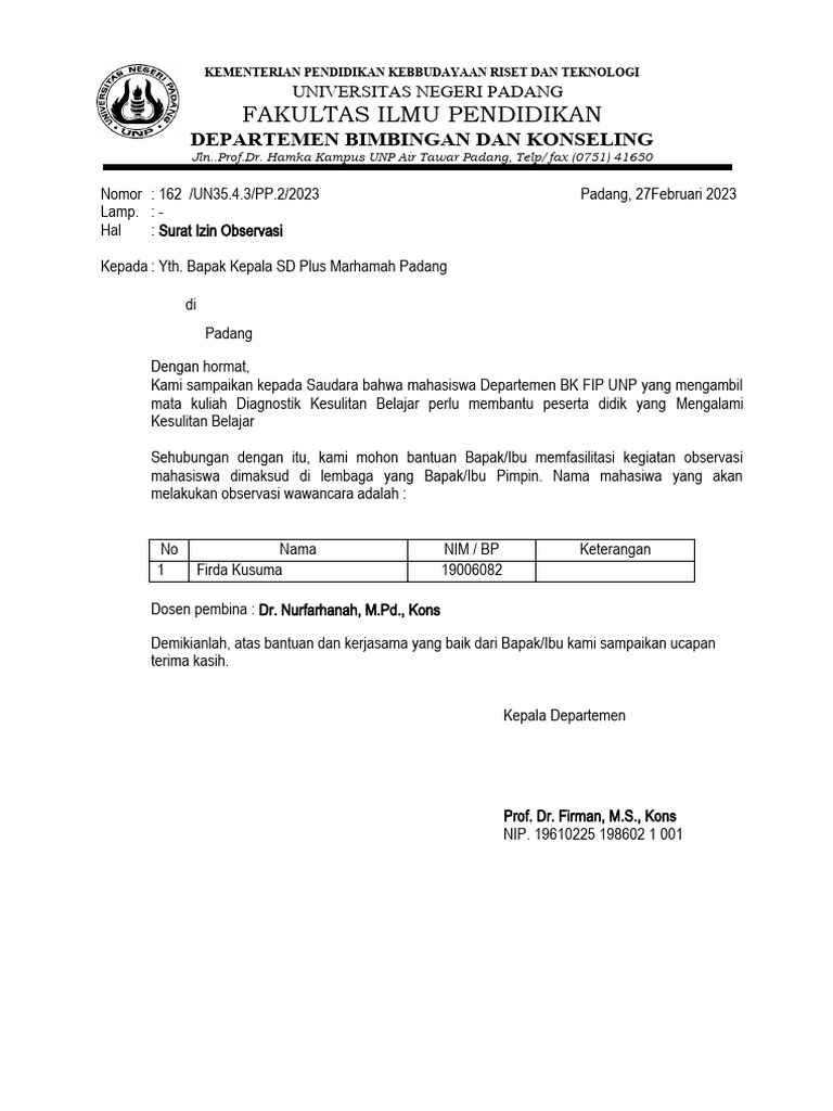 OBSERVASI KE SEKOLAH | PDF