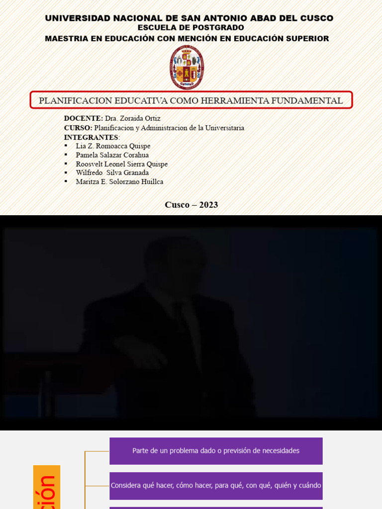 Grupo 3 Planificacion - Educativa - Trabajo | PDF | Planificación ...