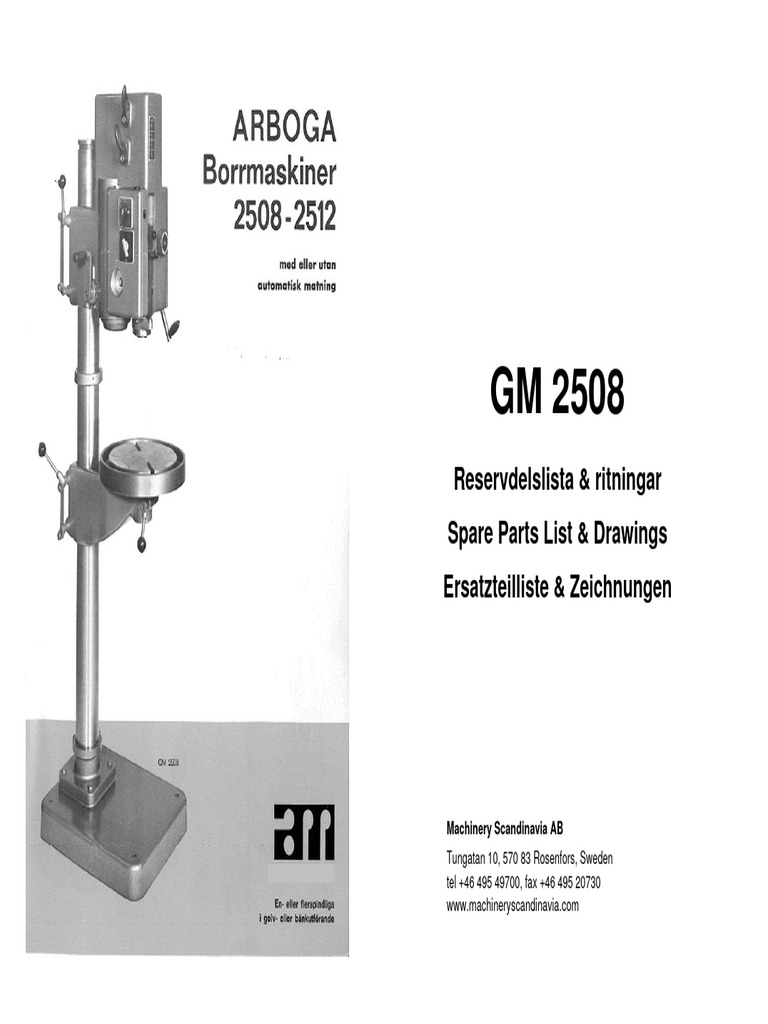 Arboga GM 2508 | PDF