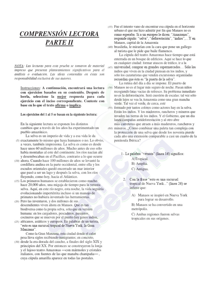 Comprension Lectora Parte Ii Jun23 | PDF | Vino | Uva