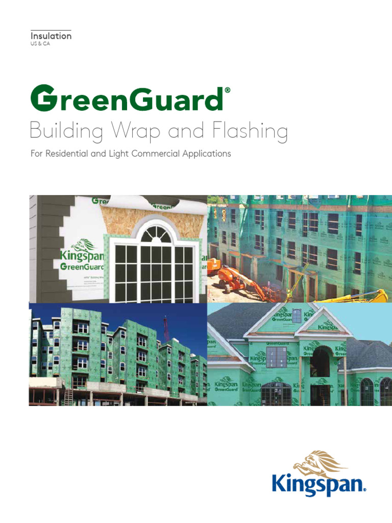 Kingspan Greenguard Building Wraps Installation Guide Residential en Us ...