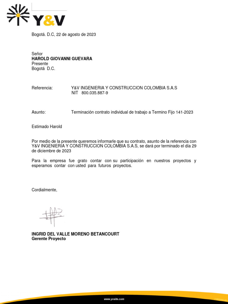 CARTA DE SUBROGACION DE HAROLD GIOVANNI GUEVARA-signed | PDF