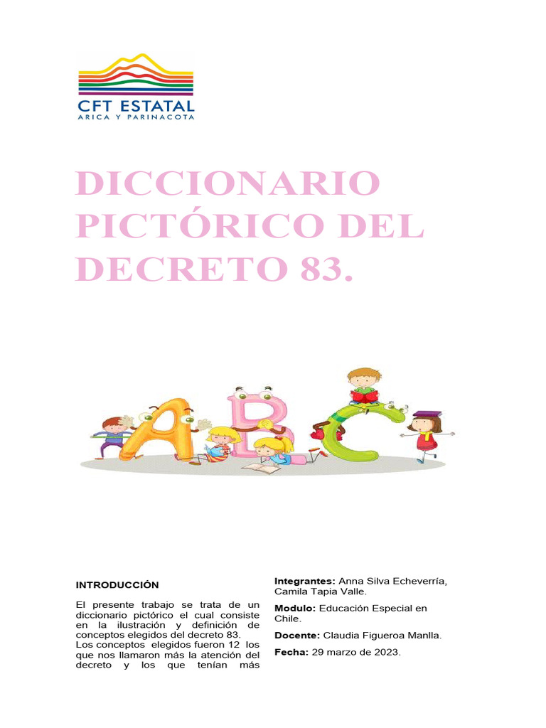 Decreto 83 | PDF | Inclusión (Educación) | Aprendizaje