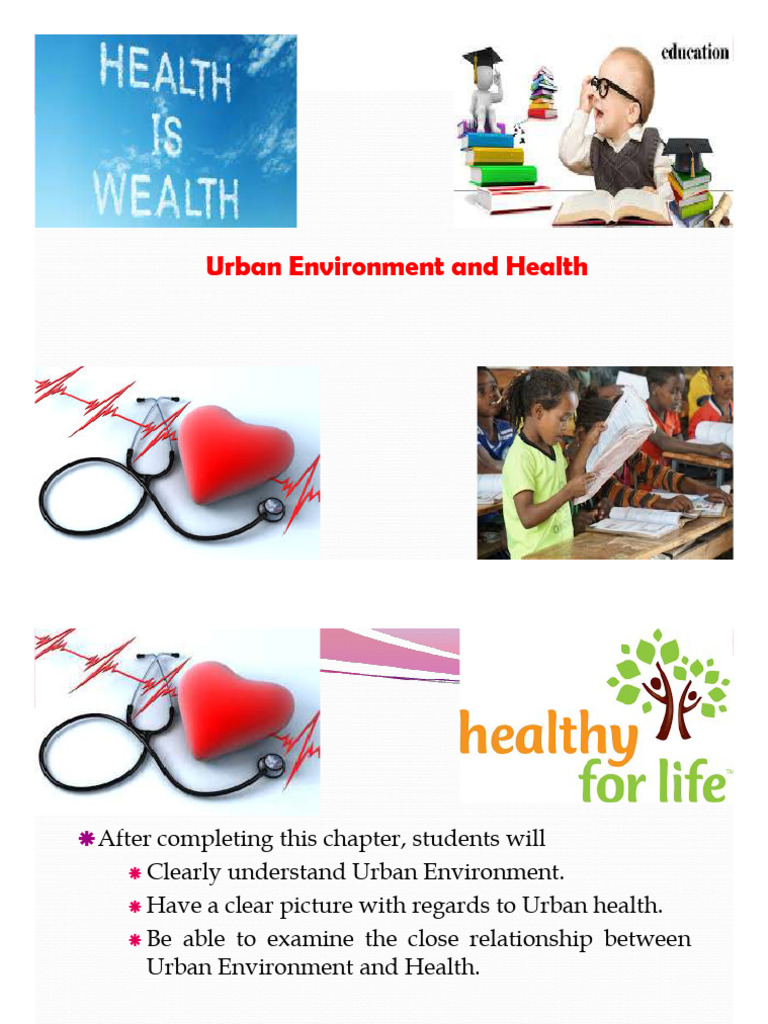 Urban Environment and Health | PDF | Health Equity | Health System