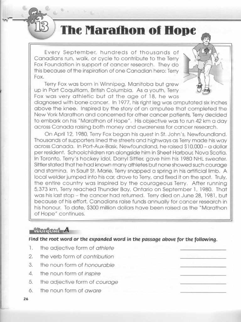 The Marathon of Hope | PDF