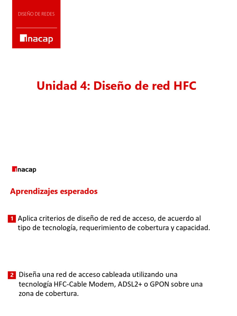 Diseño HFC | PDF | Cable coaxial | Televisión de alta definición