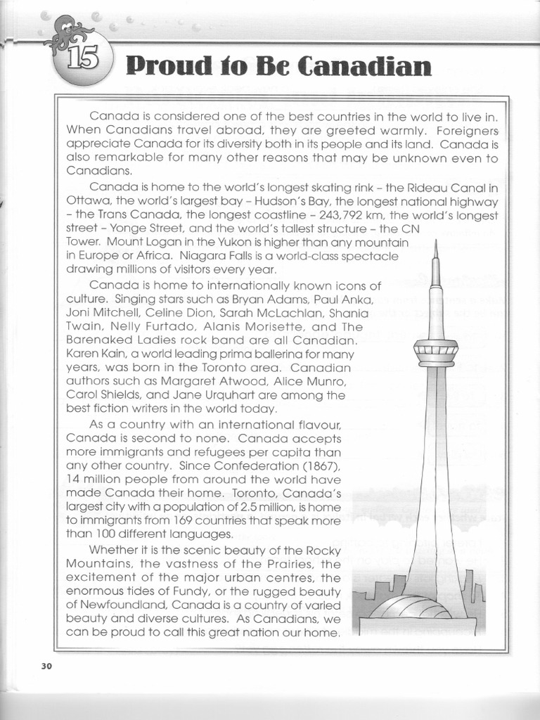 Proud To Be Canadian | PDF