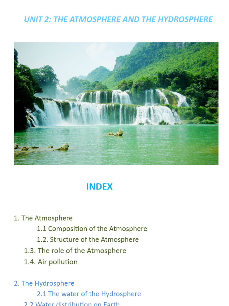 En Unit 2 Hydrosphere Atmosphere | PDF | Atmosphere Of Earth | Atmosphere