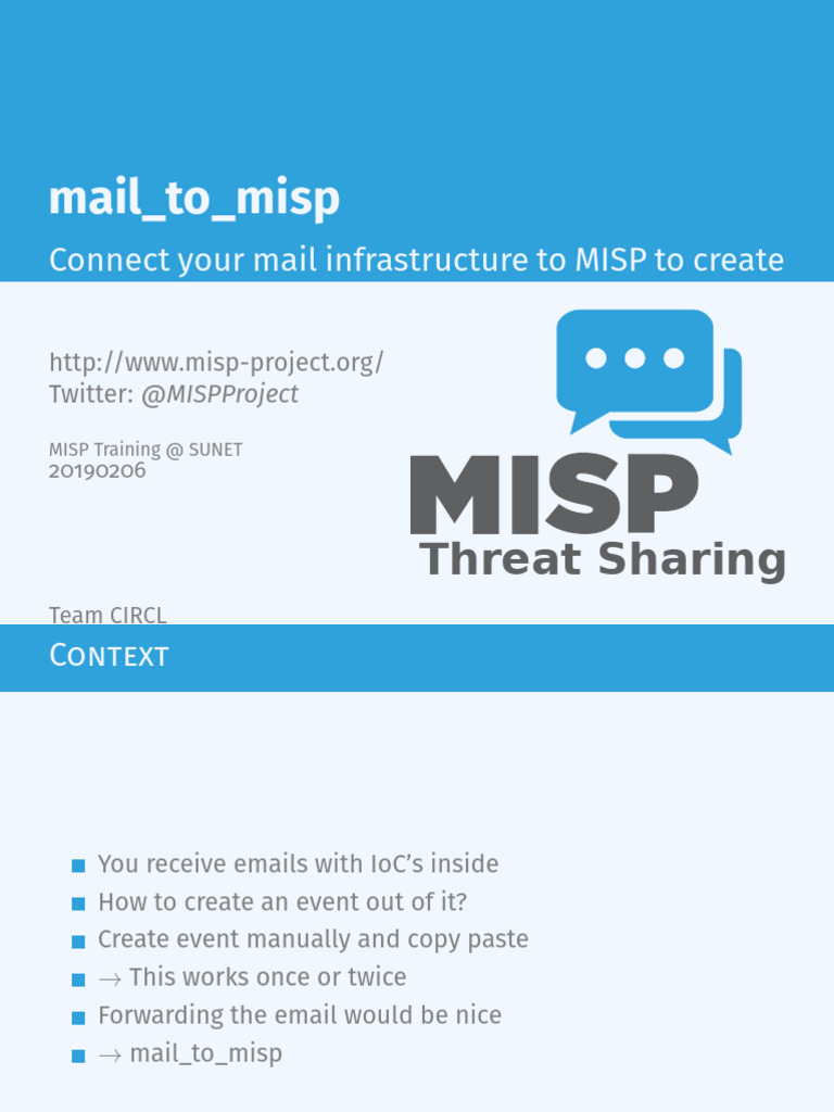 1 2 1 Misp Integration Mail2misp Pdf Domain Name System Email Address