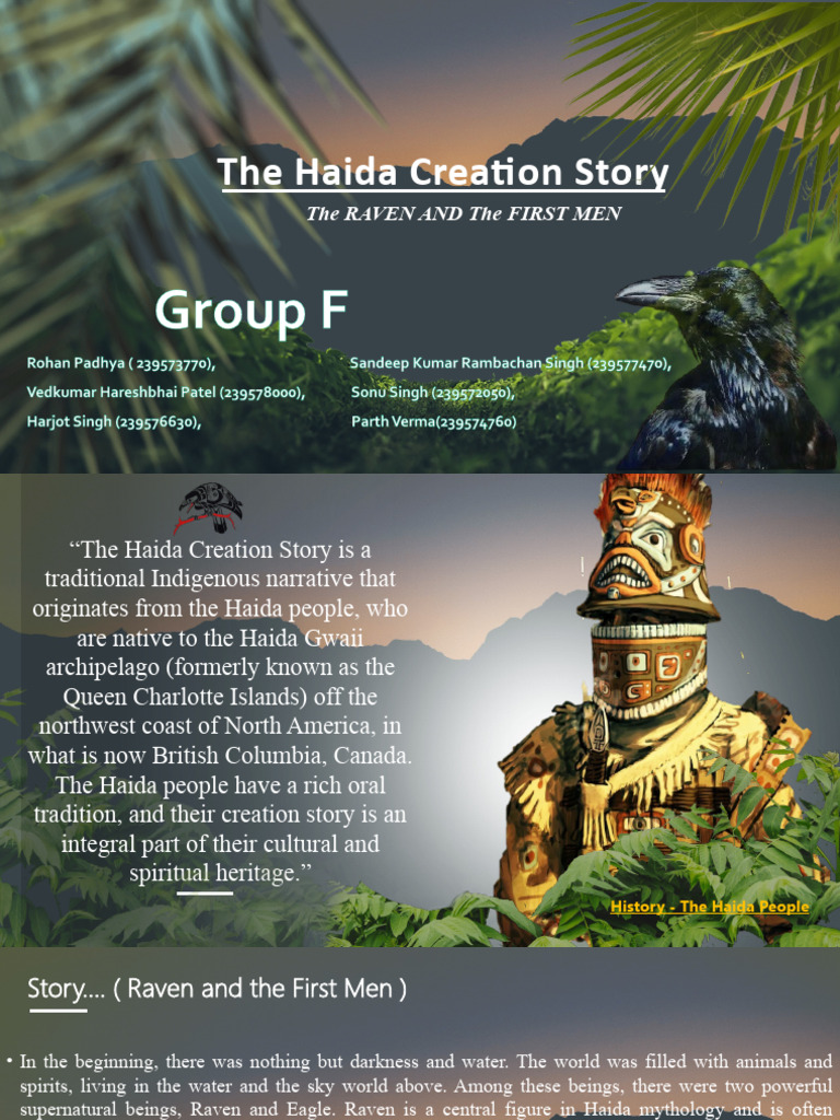 Haida Creation Story: Raven's Journey | PDF