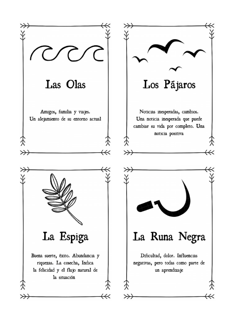 Baraja Runas de Las Brujas | PDF