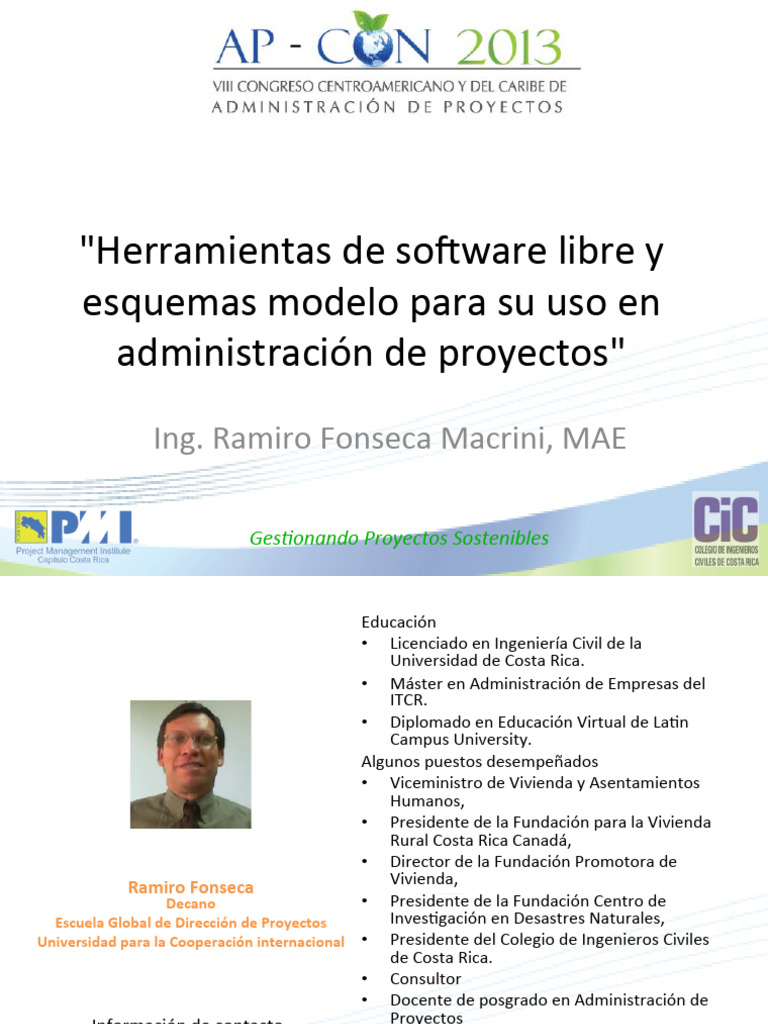 Ramiro - Fonseca Herramientas de Software Libre y Esquemas Modelo para ...