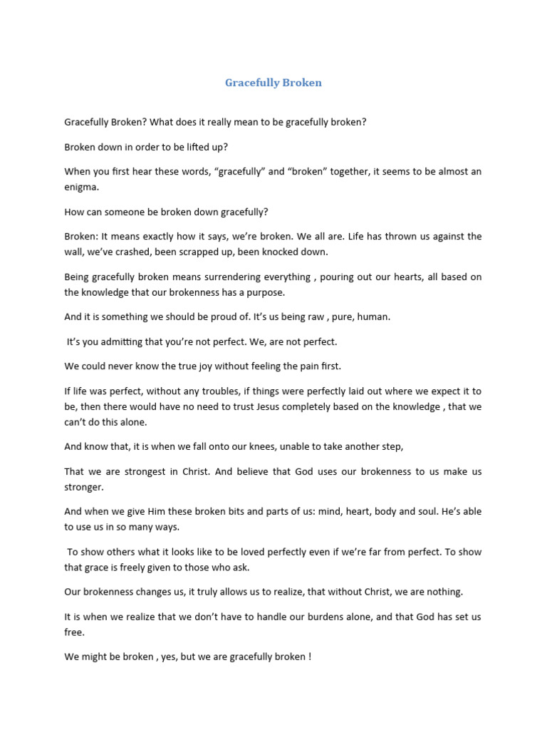 Gracefully-Broken 2 | PDF